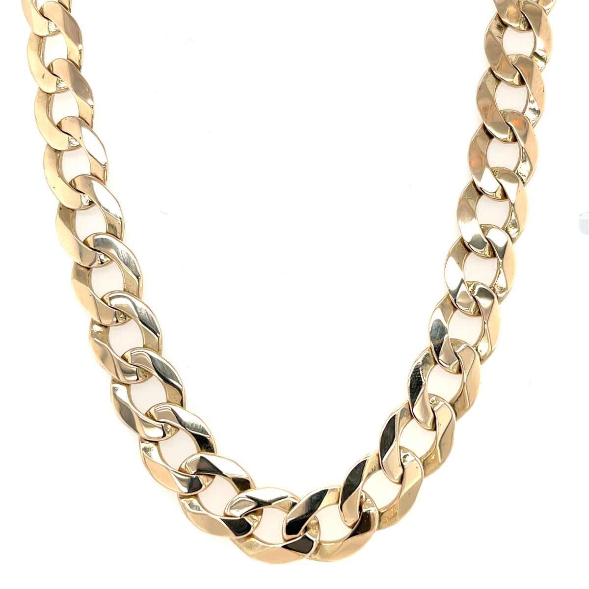 9ct Yellow Gold 24 Inch Curb Link Chain - 60.50g SOLD — Louis Meyer ...