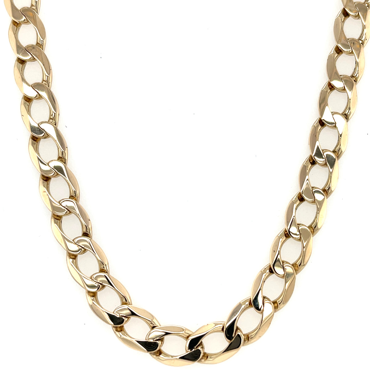 9ct Yellow Gold 20 Inch Curb Link Chain - 40.30g SOLD — Louis Meyer ...